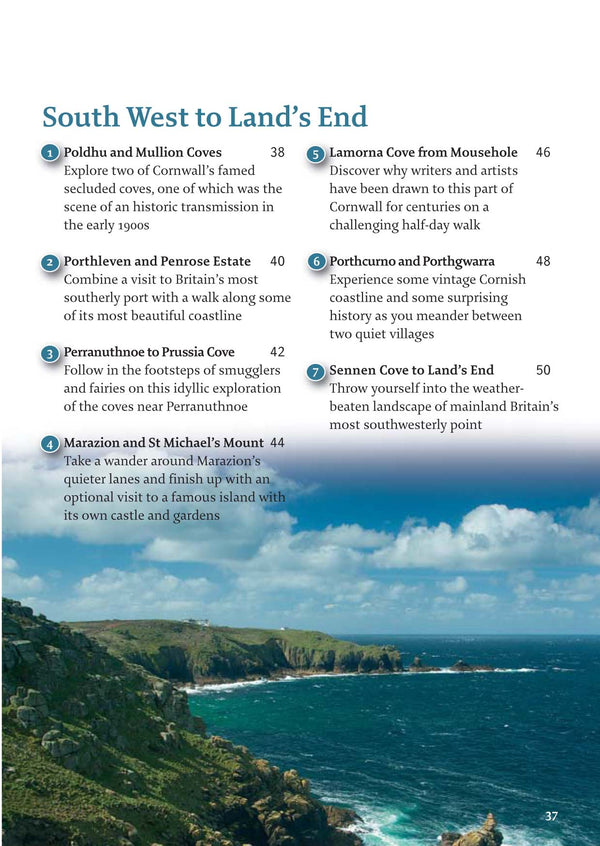 Cornwall - 40 Coast & Country Walks Book - The Little Map Co