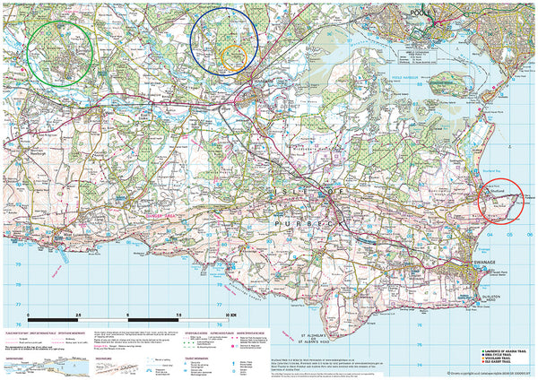 Purbeck Map of Surrounding Area | The Little Map Company