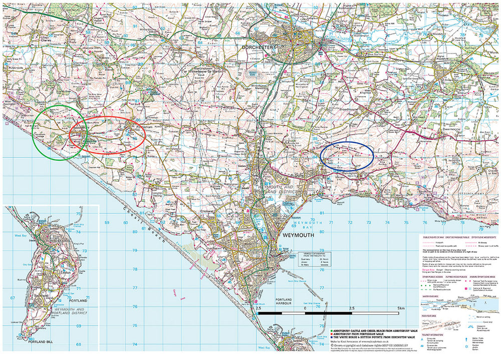 Weymouth Map of Surrounding Area | The Little Map Company